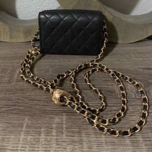 CHANEL | Bags | Chanel Boy Micro Mini Crossbody Pearl Crush Style Chain ...